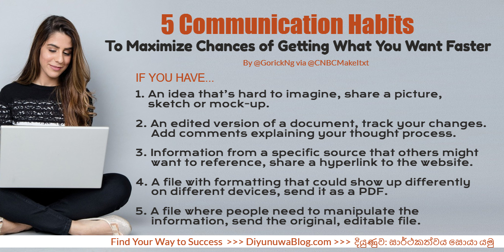 5 Communication Habits to Maximize Chances of Getting What You Want ...