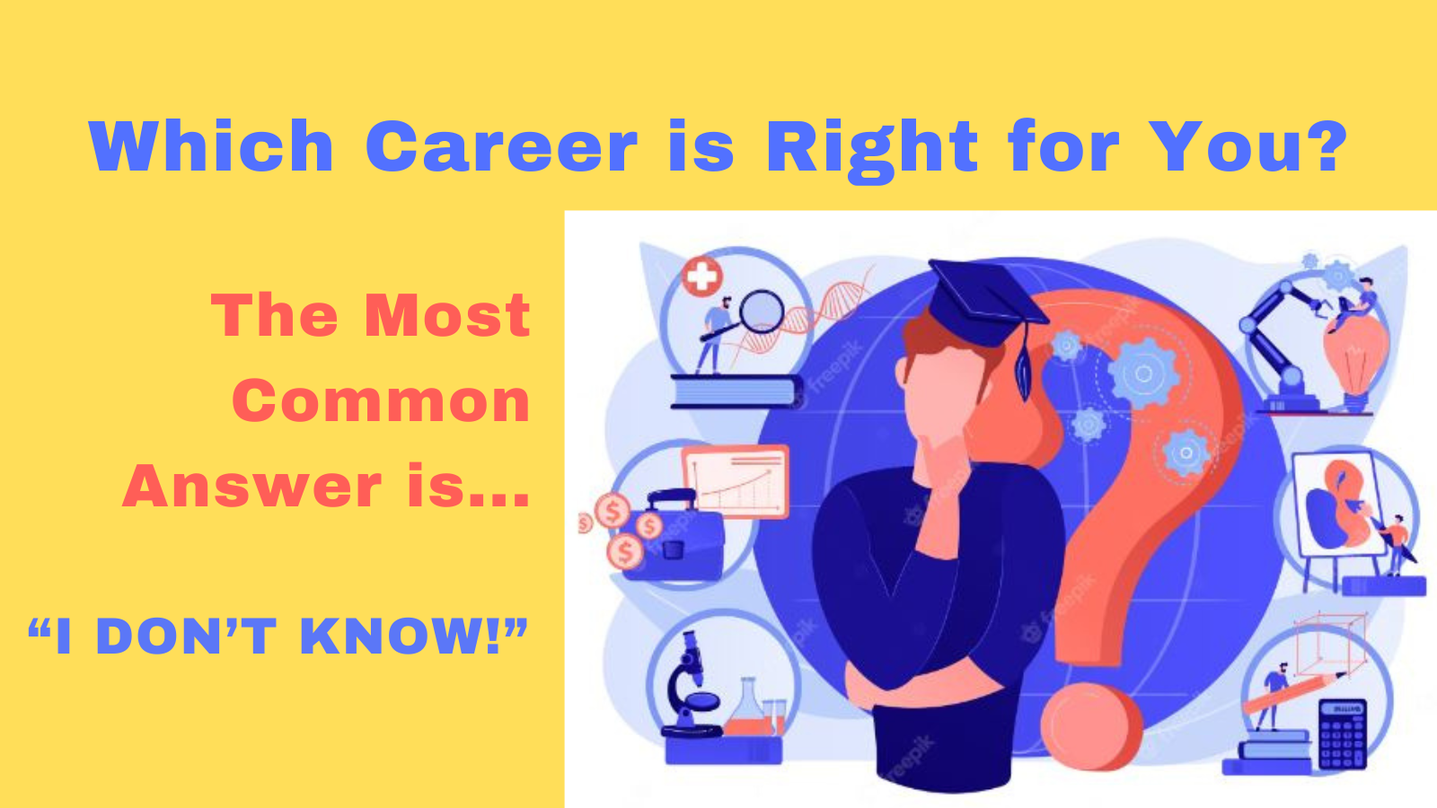 Which Career is Right For YOU? Most Common Answer is: “I Don’t Know ...